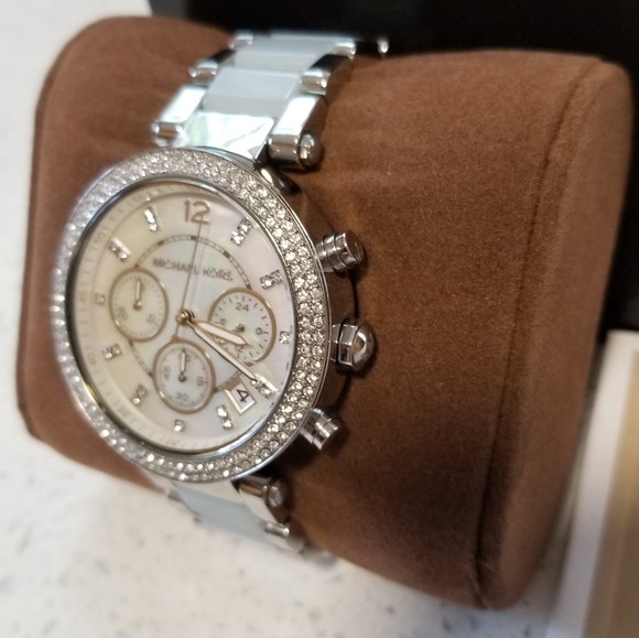 Michael Kors | Accessories | Michael Kors Chronograph Parker Watch ...